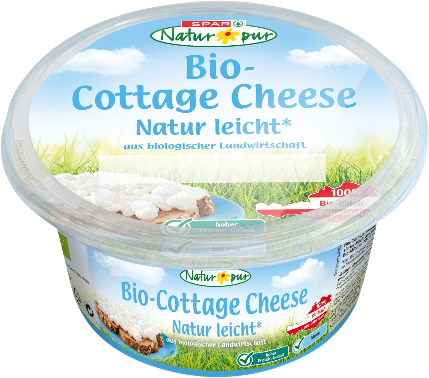SPAR Natur*pur Bio-Cottage Cheese Natur leicht* | SPAR Produktwelt