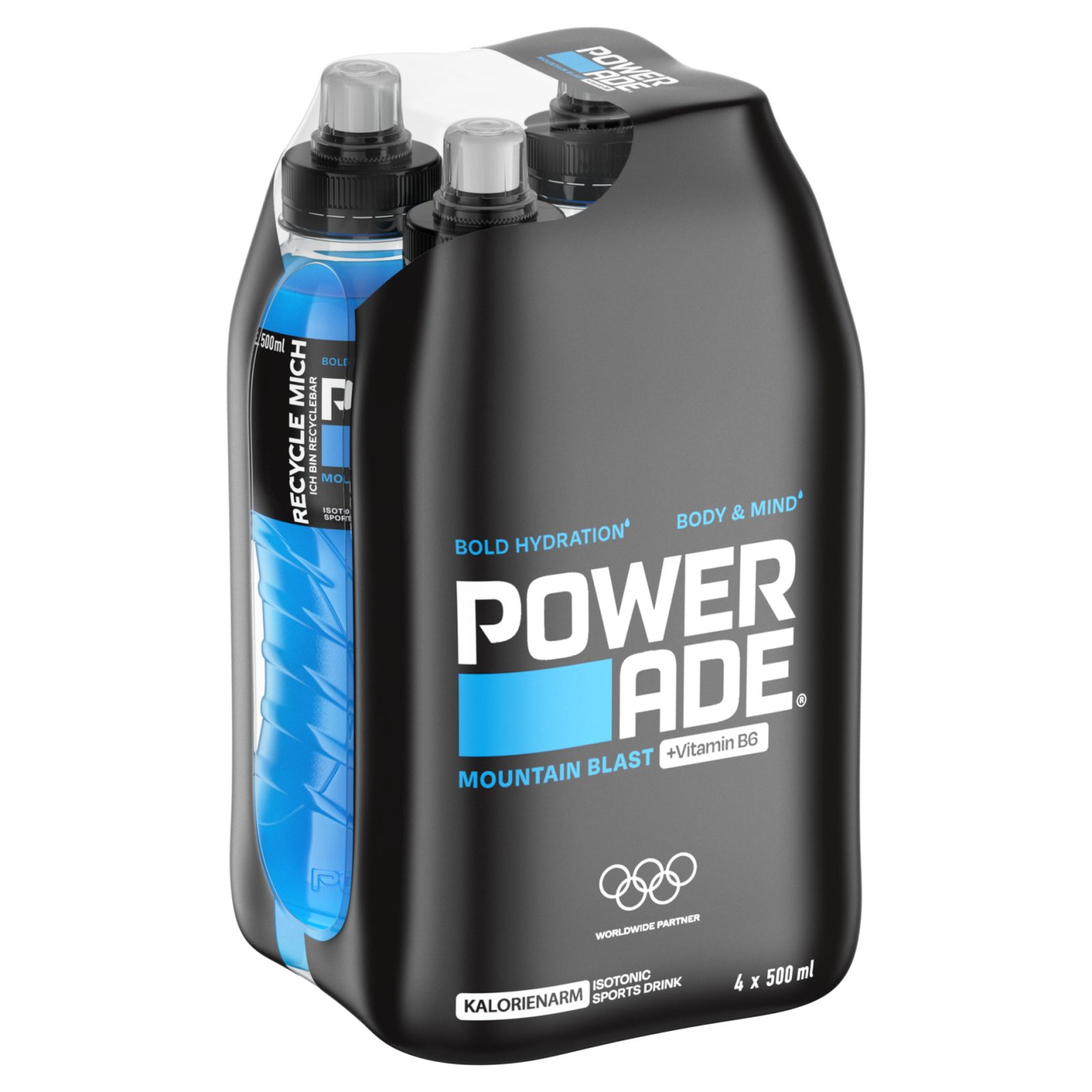 Powerade Mountain Blast 4x0,5l | SPAR Produktwelt