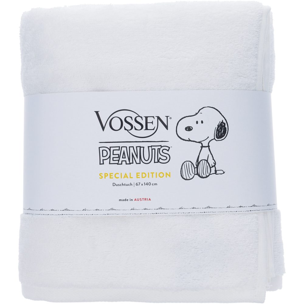 Vossen Peanuts Duschtuch weiß 67x140cm online kaufen | INTERSPAR