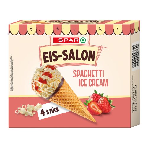 SPAR Eis- Salon Spaghetti Ice Cream 4 Stück | SPAR Produktwelt