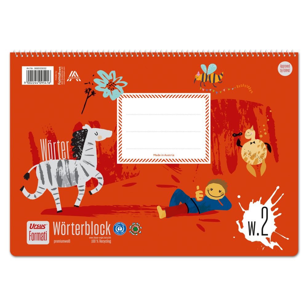 Formati W.2 Wörterblock A4, quer 52 Blatt online kaufen | INTERSPAR