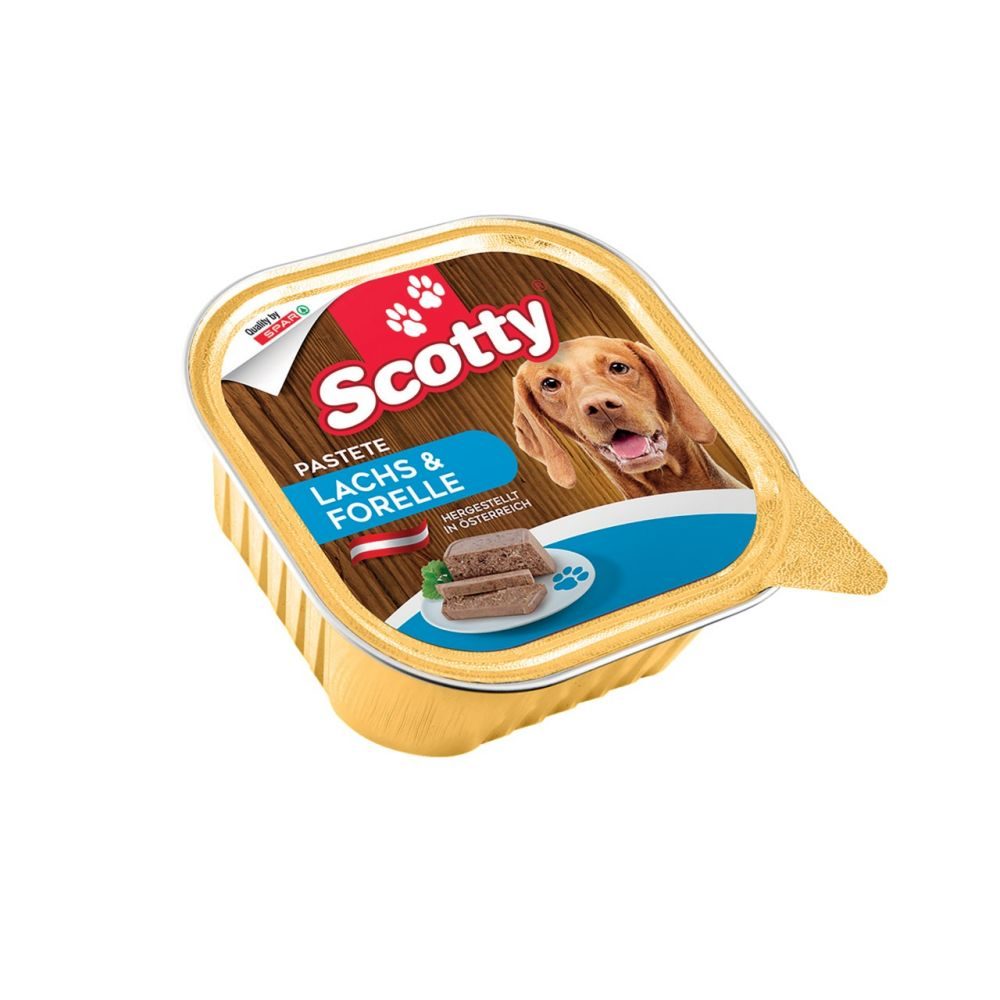 Scotty Hundefutter Pastete mit Lachs und Forelle 300 G online kaufen ...