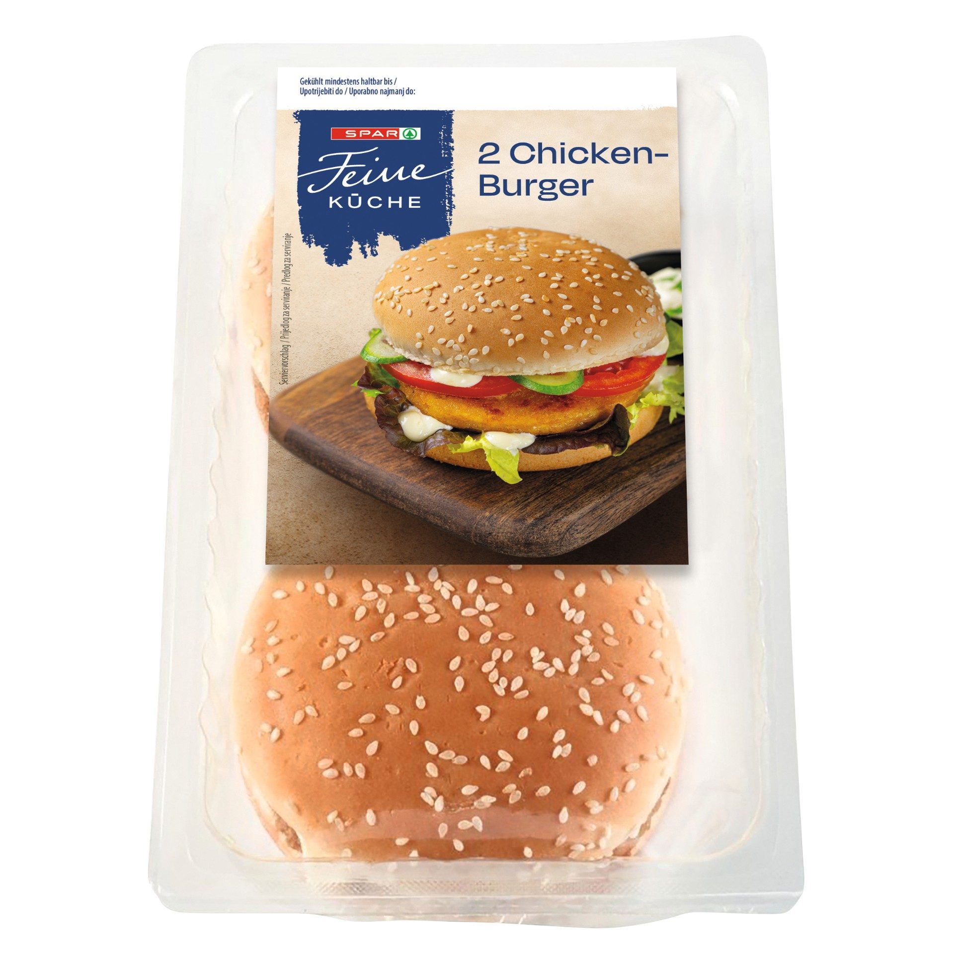 SPAR Feine Küche Chicken-Burger 2 Stück | SPAR Produktwelt