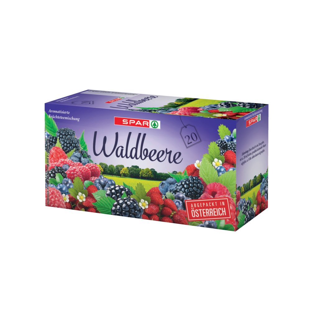 SPAR Früchteteemischung Waldbeere 20 Teebeutel online kaufen | INTERSPAR
