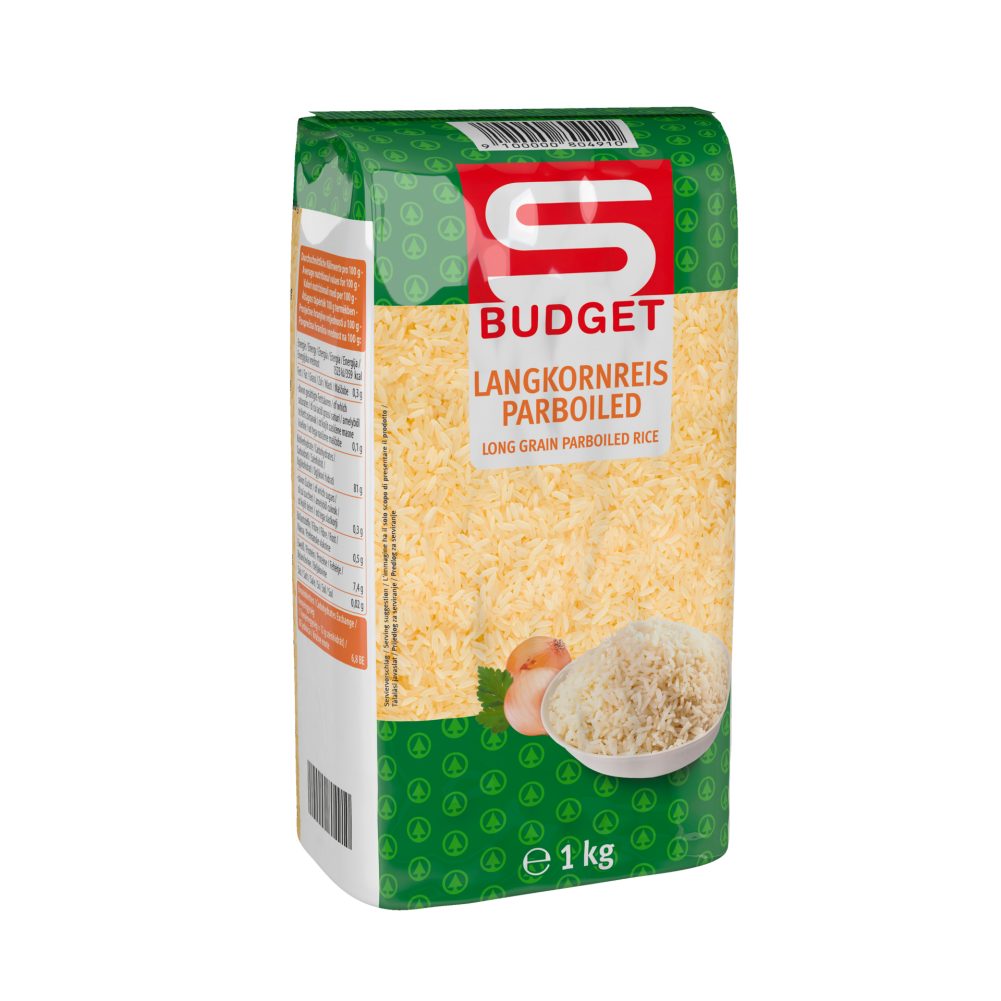 S-BUDGET Langkornreis Parboiled 1 KG online kaufen | INTERSPAR