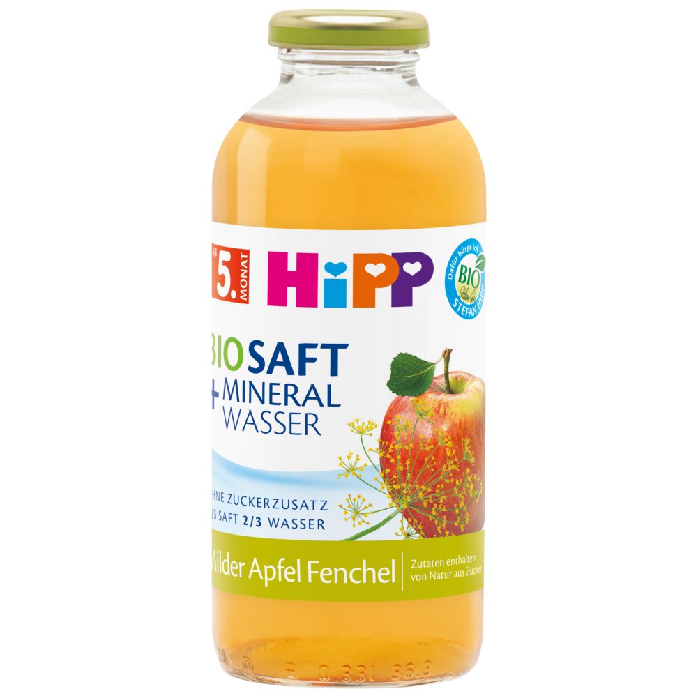 Hipp Bio Saft + Mineralwasser Milder Apfel Fenchel 0,5 L EINWEG online kaufen | INTERSPAR