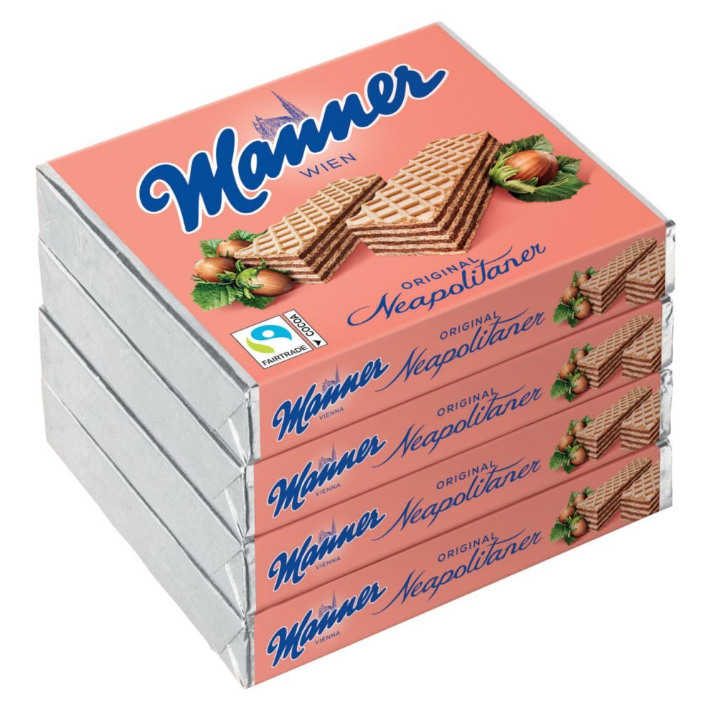 Manner Neapolitaner Schnitten 4er 300 G online kaufen | INTERSPAR