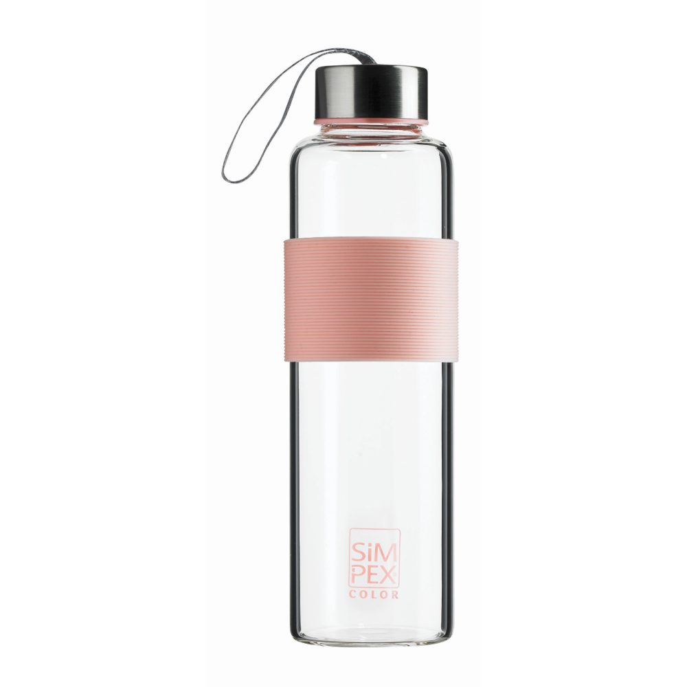 SIMPEX Üveg kulacs rózsaszín 0,4l | SPAR ONLINE SHOP