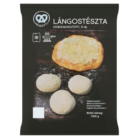 Frigotti gyorsfagyasztott lángos tészta 8 db 1000 g | SPAR ONLINE SHOP