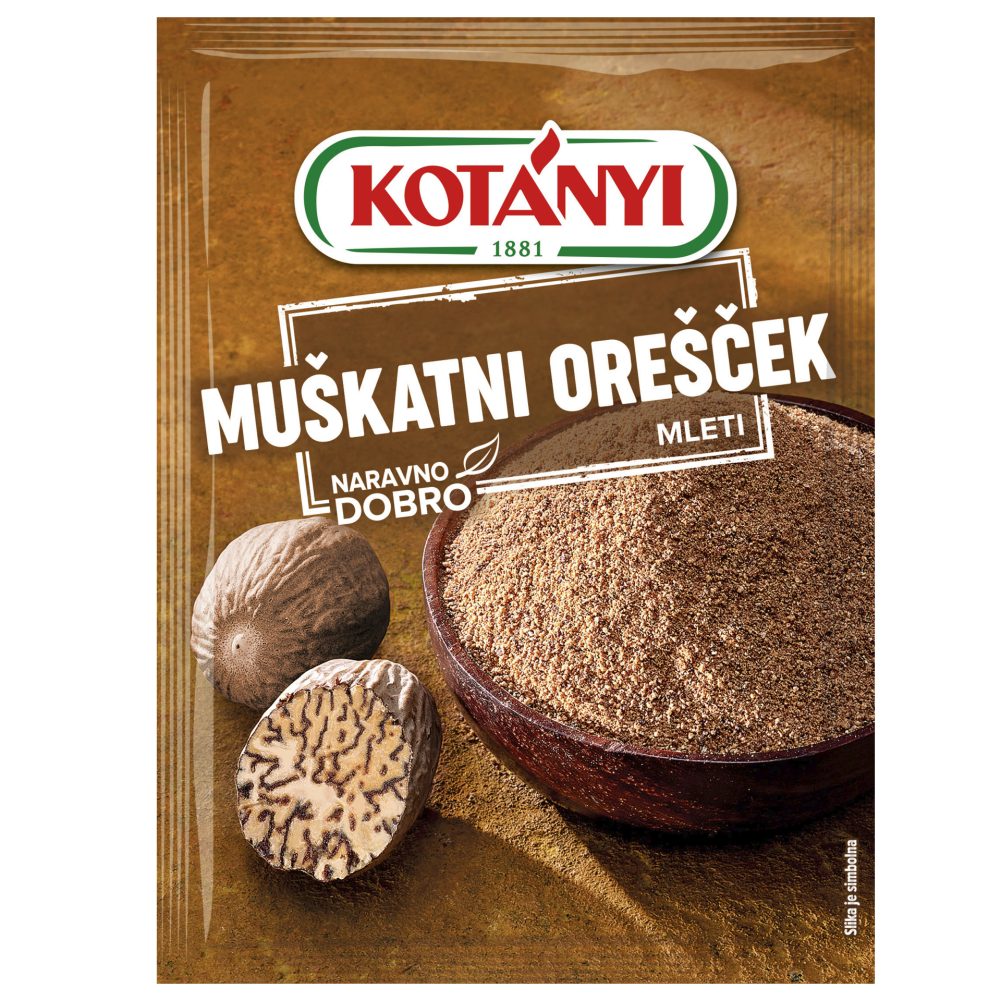 MUŠKATNI OREŠČEK MLETI, KOTÁNYI, 18G