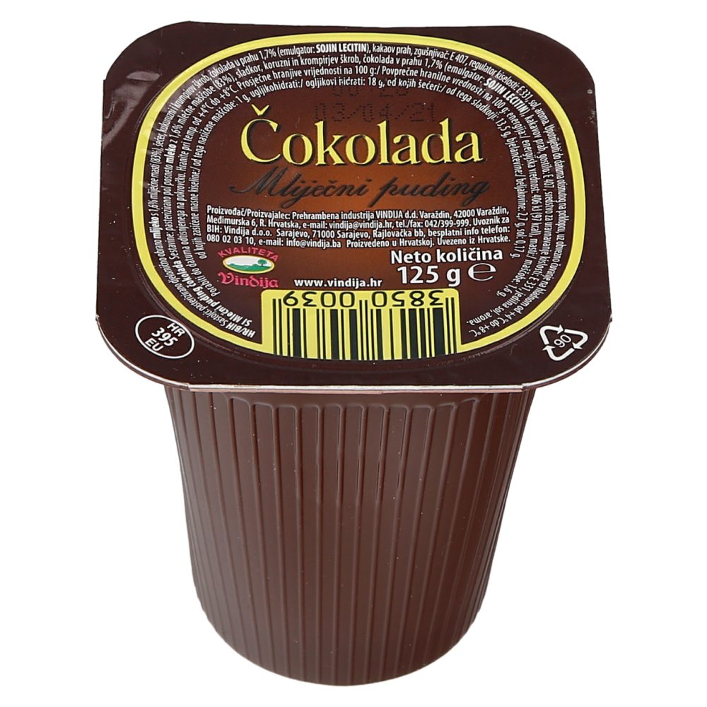 PUDING ČOKOLADA VINDIJA, 125G / | SPAR Online