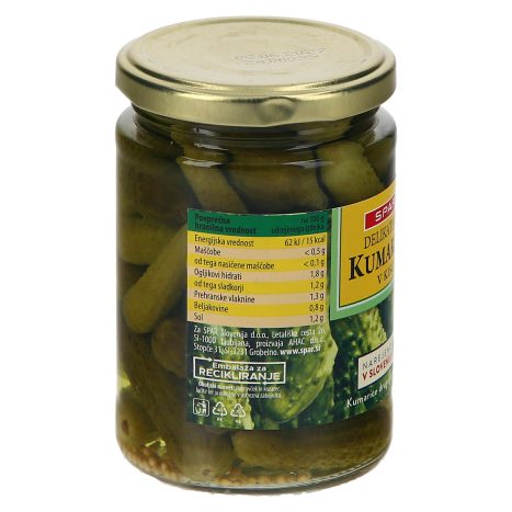 DELIKATESNE KUMARICE, SPAR, 280G