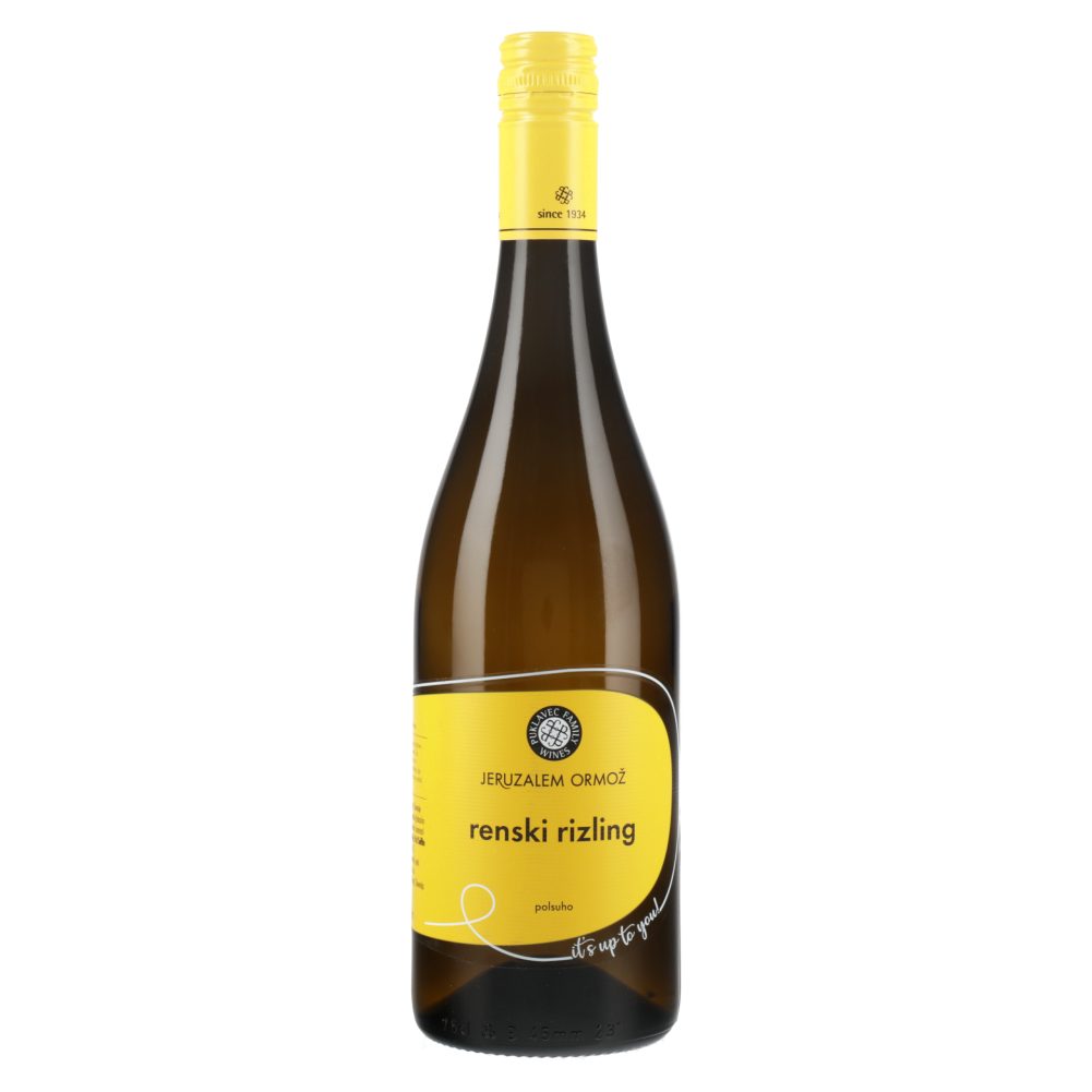 BELO VINO RENSKI RIZLING JERUZALEM ORMOŽ, 0,75L Renski rizling pri nas ...