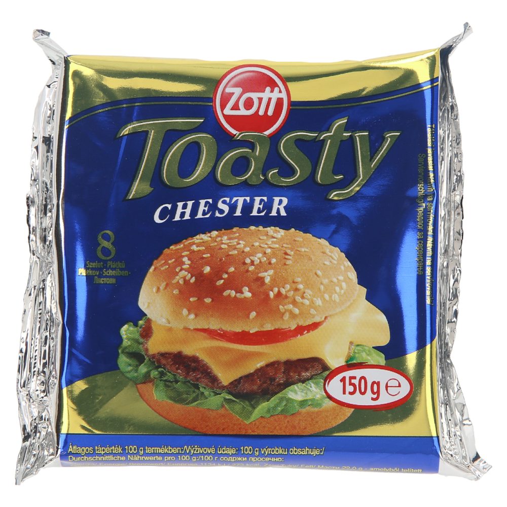 SIR LISTIČI TOASTY CHESTER, ZOTT, 150G | SPAR Online