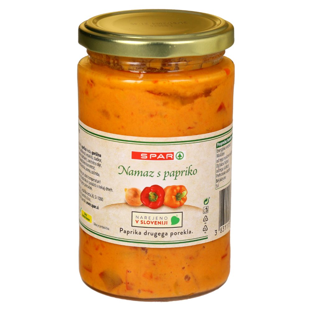 NAMAZ S PAPRIKO, SPAR, 330G