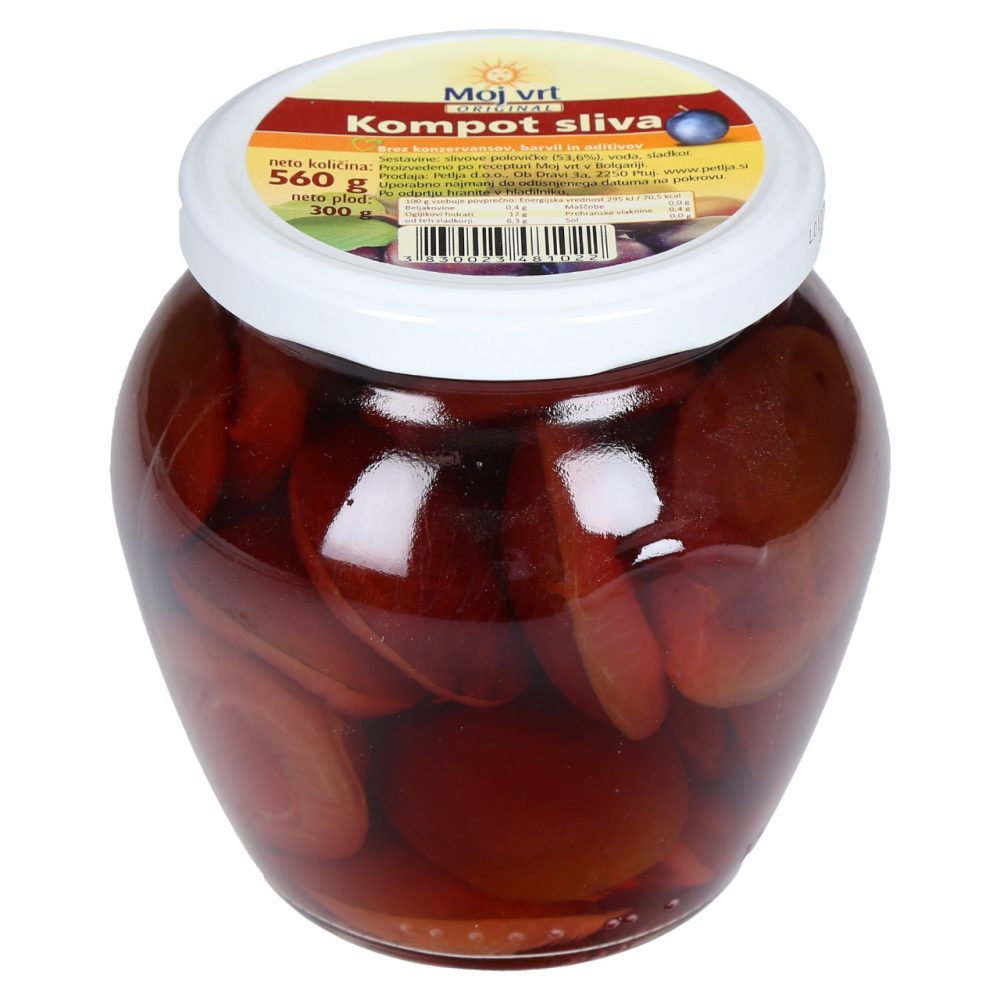 KOMPOT SLIVA MOJ VRT, 560G | SPAR Online