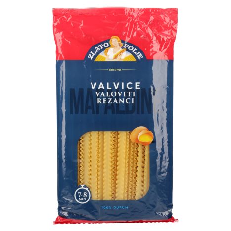 JAJČNE TESTENINE VALVICE, ZLATO POLJE, 500G | SPAR Online