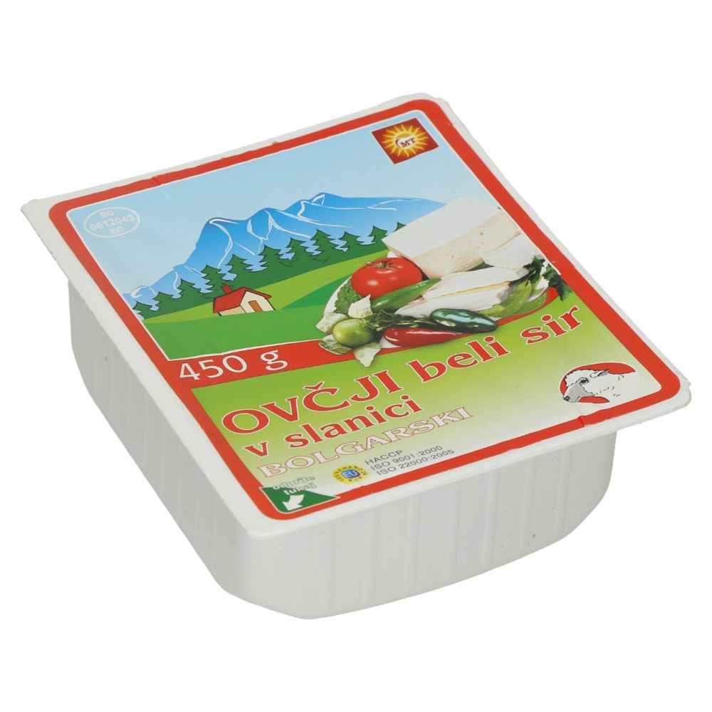 BELI SIR OVČJI, V SLANICI, BOLGARSKI, MAKEDONIJA TRADE, 450G | SPAR Online