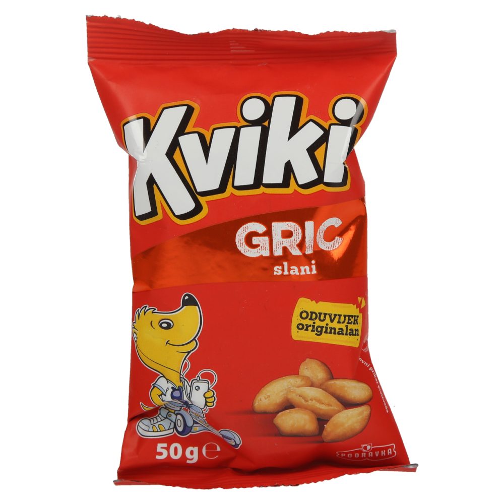 SLANI PRIGRIZEK GRIC KVIKI, PODRAVKA, 50G | SPAR Online