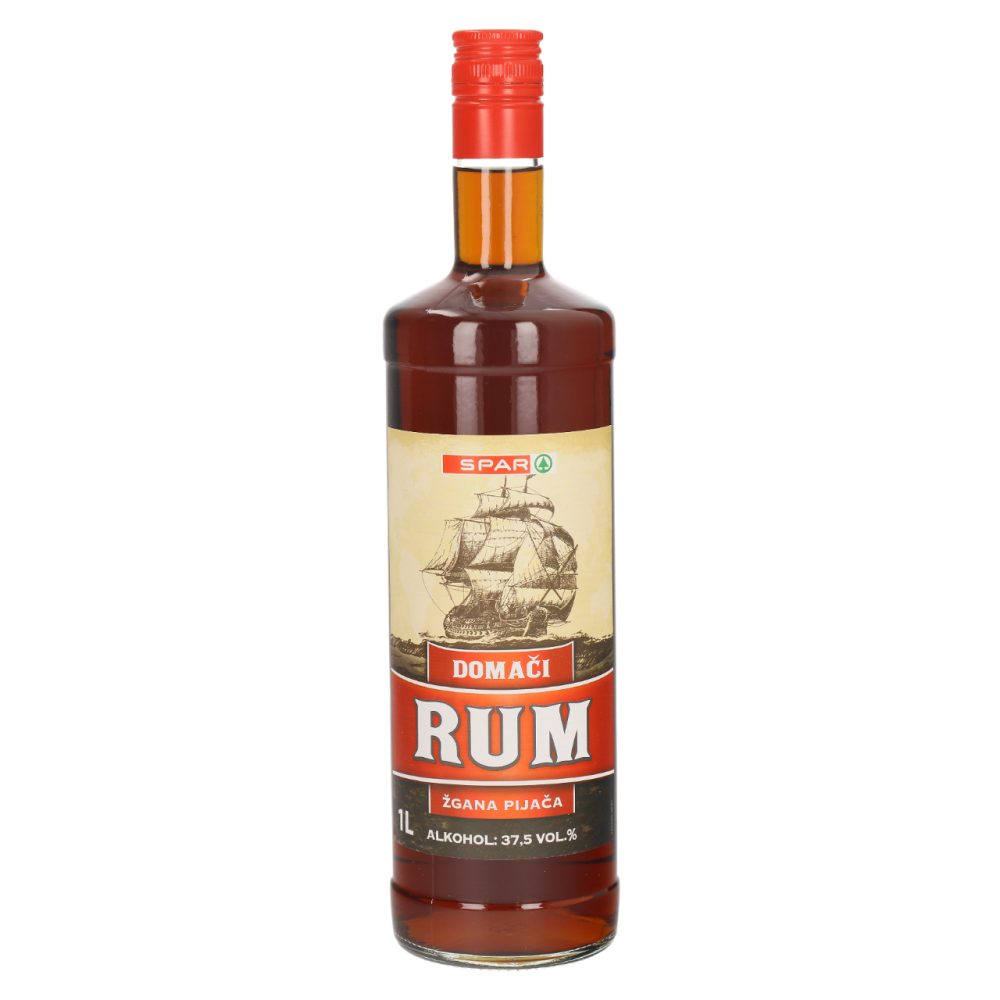 DOMAČI RUM, SPAR, 1L Domači rum uporabljamo za pripravo različnih pijač ...