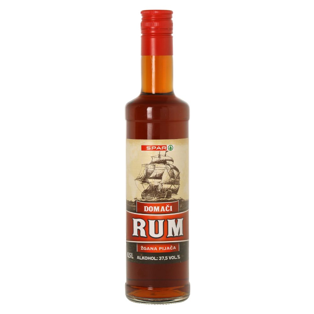 DOMAČI RUM, SPAR, 0,5L Domači rum uporabljamo za pripravo različnih ...