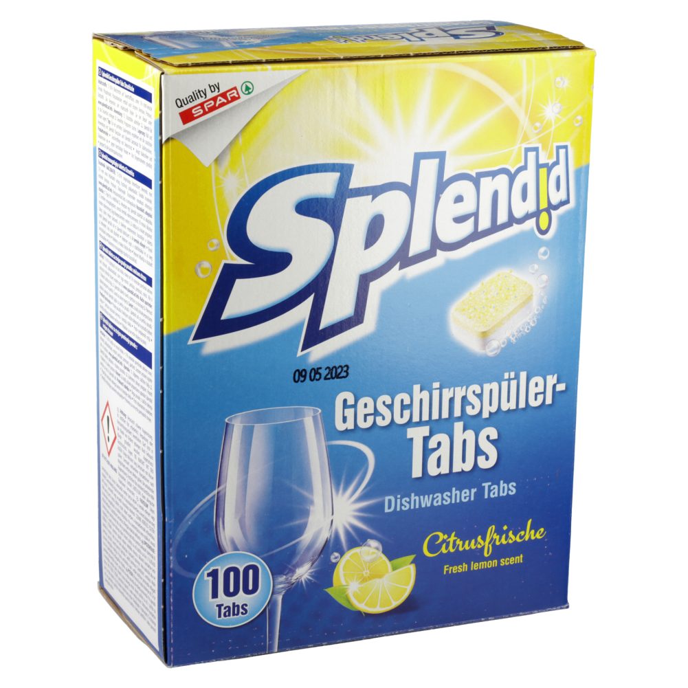 SPLENDID TABLETE ZA STROJNO POMIVANJE POSODE Z VONJEM CITRUSOV ...