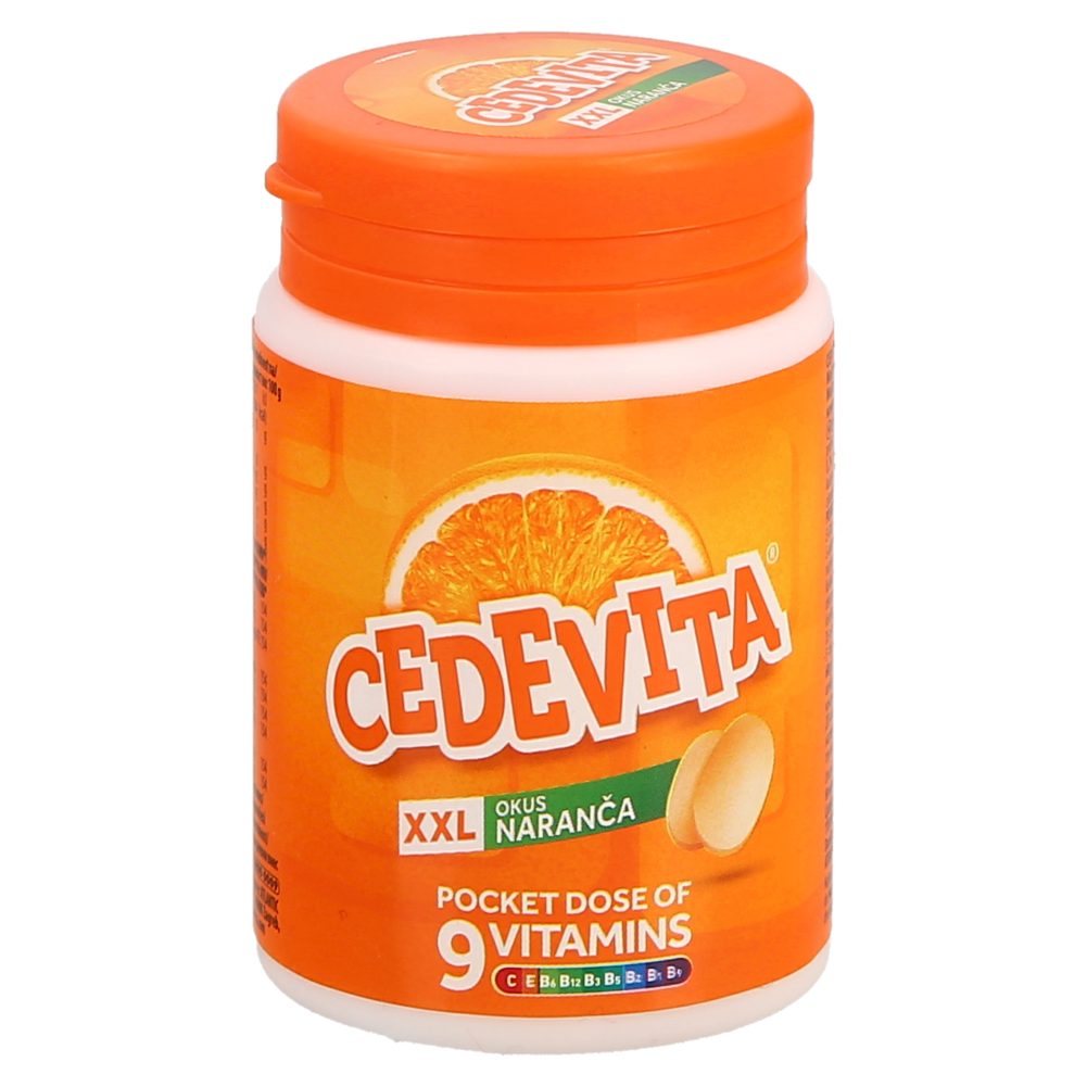 BONBONI POMARANČA XXL, CEDEVITA, 58,5G | SPAR Online