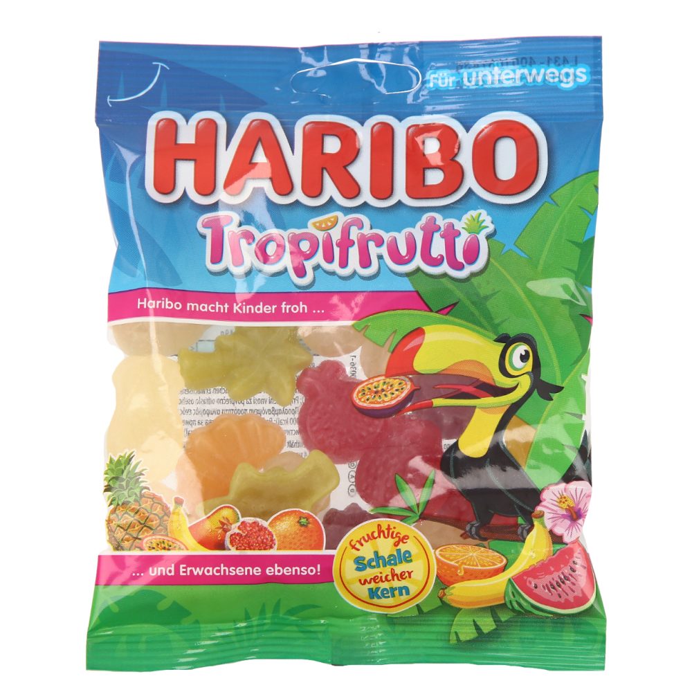 GUMIJASTI BONBONI TROPIC FRUIT, HARIBO, 100G | SPAR Online