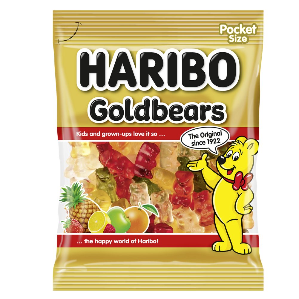 GUMIJASTI BONBONI ZLATI MEDVEDKI, HARIBO, 100G | SPAR Online
