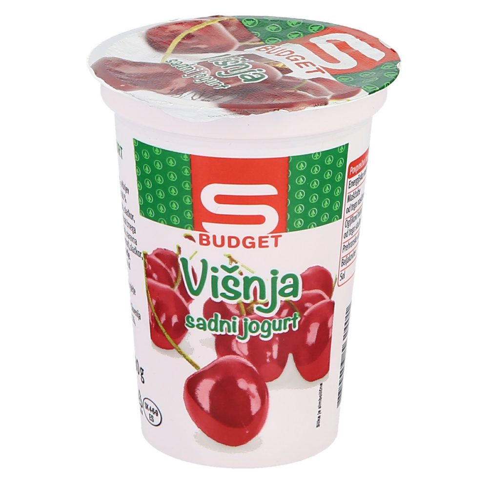 SADNI JOGURT VIŠNJA S-BUDGET, 180G | SPAR Online