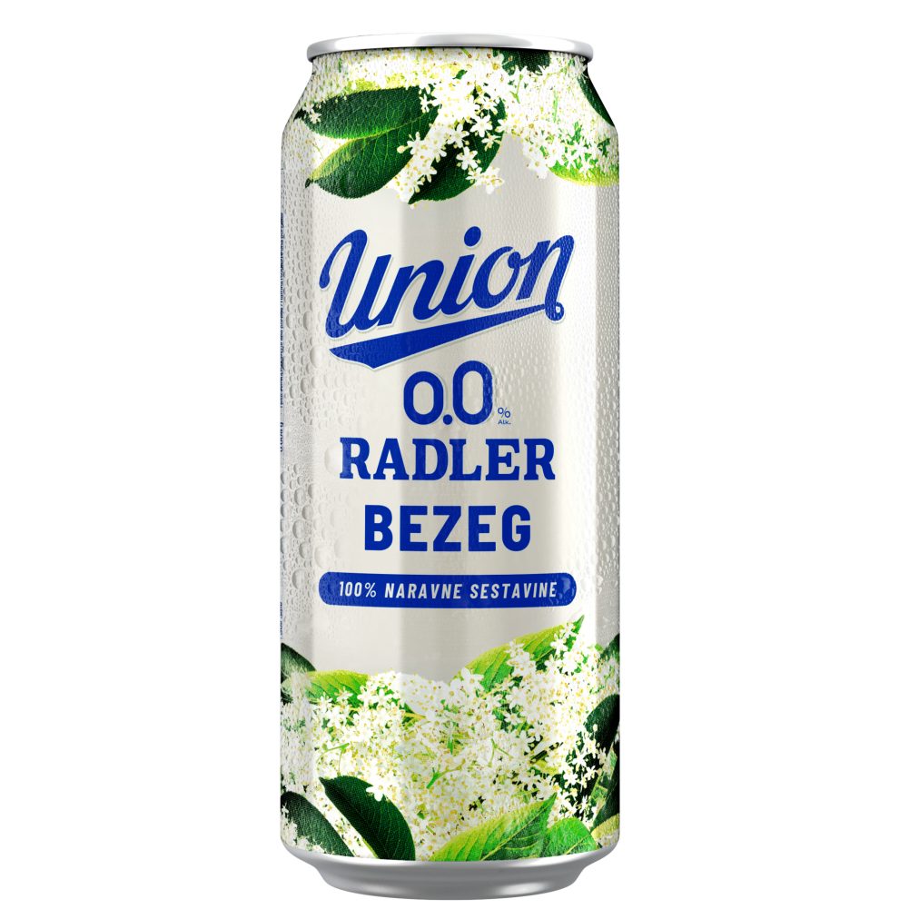 RADLER BEZEG 0.0%, UNION, 0,5L Radler bezeg je osvežilna mešanica ...