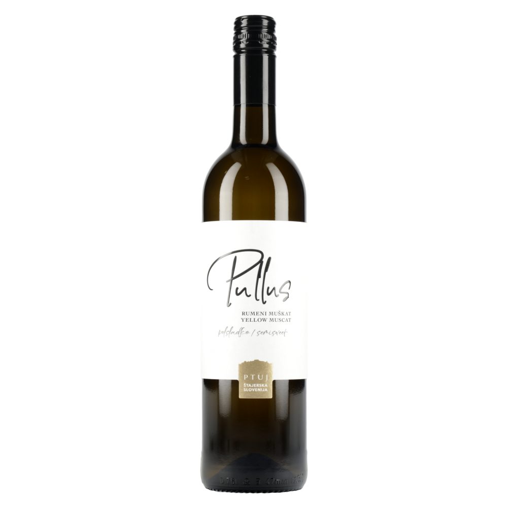 BELO VINO RUMENI MUŠKAT PULLUS, PTUJSKA KLET, 0,75L