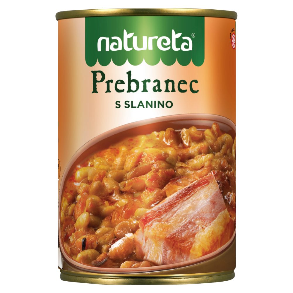 PREBRANEC S SLANINO, NATURETA, 415G
