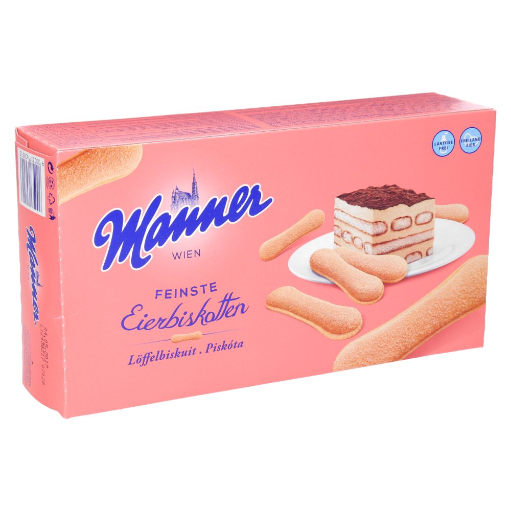 BISKVITNI KEKSI, MANNER, 200 G Jajčni biskvitni keksi. 13 porcij v ...