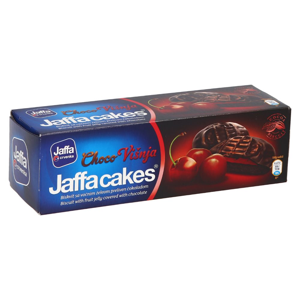 ČOKOLADNI BISKVIT S SADNIM ŽELEJEM VIŠNJA OBLIT S ČOKOLADO JAFFA CAKES ...