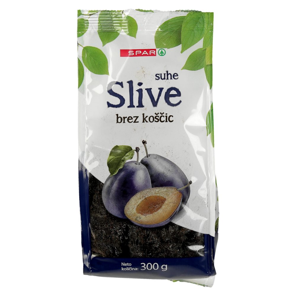 SUHE SLIVE BREZ KOŠČIC SPAR, 300G | SPAR Online