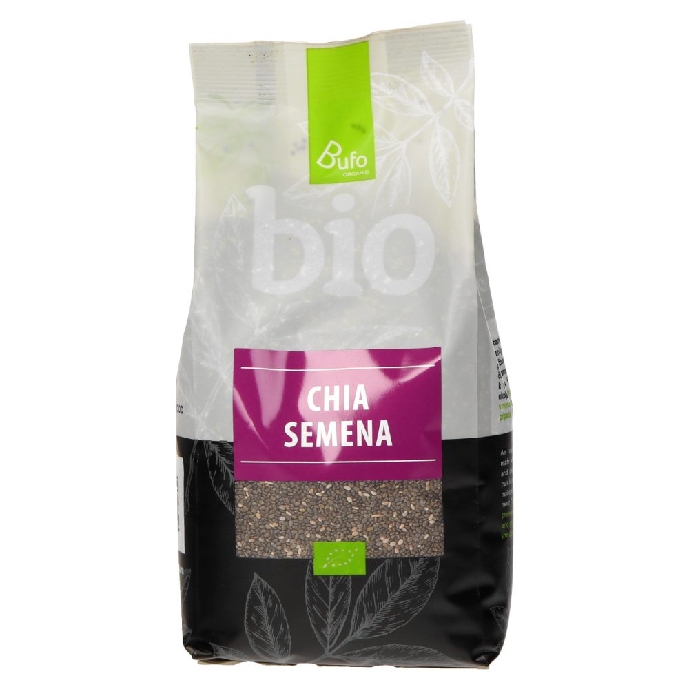 BIO CHIA SEMENA, BUFO, 500G Ekološko pridelana chia semena so ...