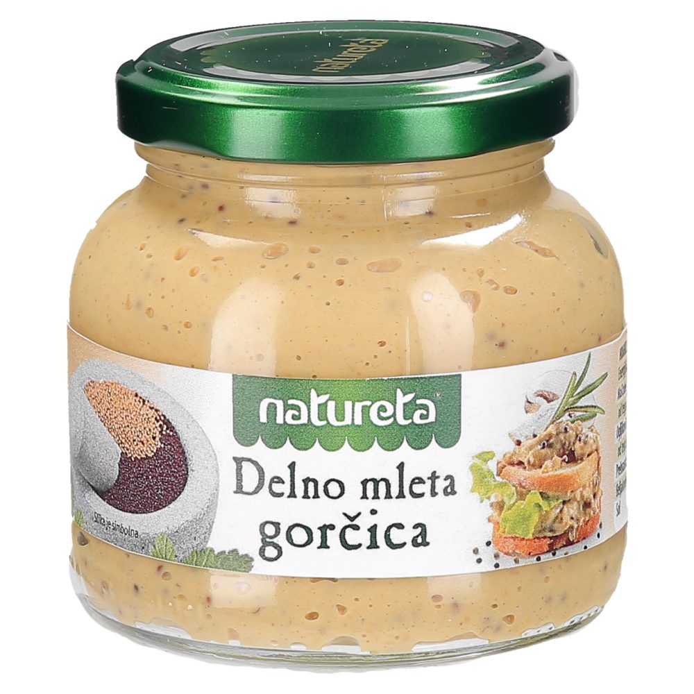 DELNO MLETA GORČICA, NATURETA, 190G