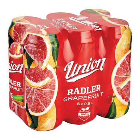RADLER GRENIVKA, UNION, 6X0,5L Radler je osvežilna mešanica svetlega ...