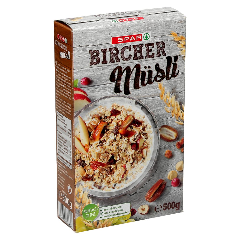 MUSLI S SUHIM SADJEM IN OREŠČKI SPAR, 500G / | SPAR Online