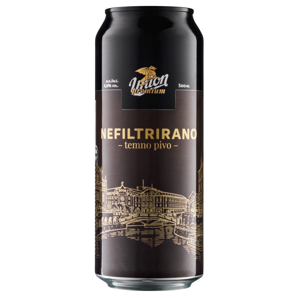 NEFILTRIRANO TEMNO PIVO, UNION, 0,5L Union nefiltrirano temno pivo ...
