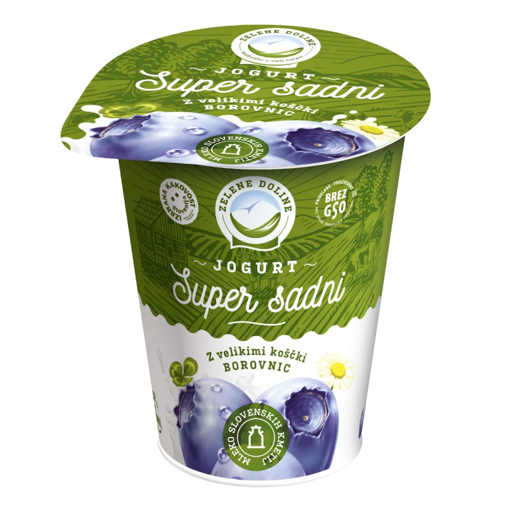 SUPER SADNI JOGURT BOROVNICA, ZELENE DOLINE, 150G | SPAR Online