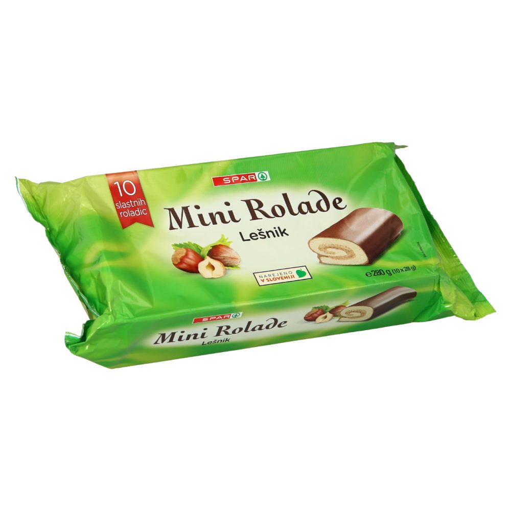 MINI ROLADE LEŠNIK, SPAR, 280G | SPAR Online