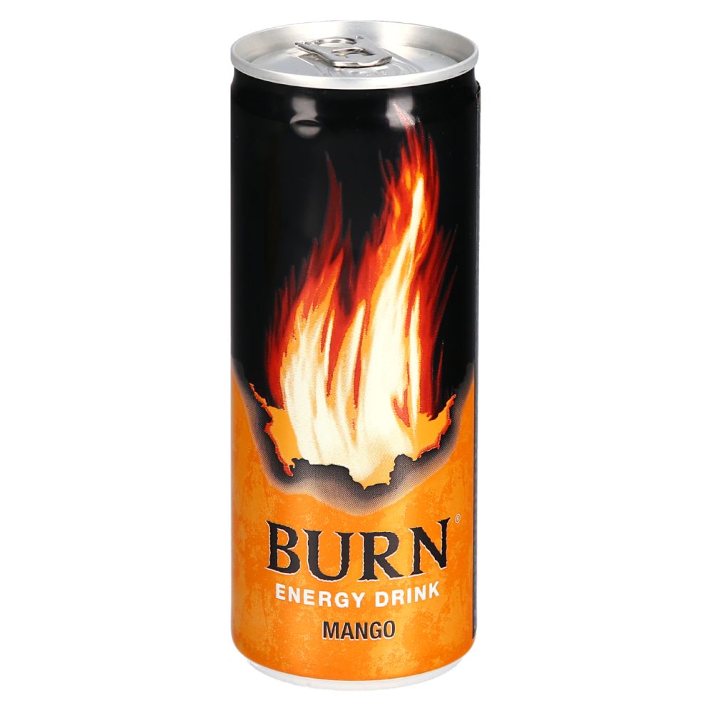 ENERGIJSKI NAPITEK MANGO, BURN, 0,25L Osvežilna gazirana brezalkoholna ...