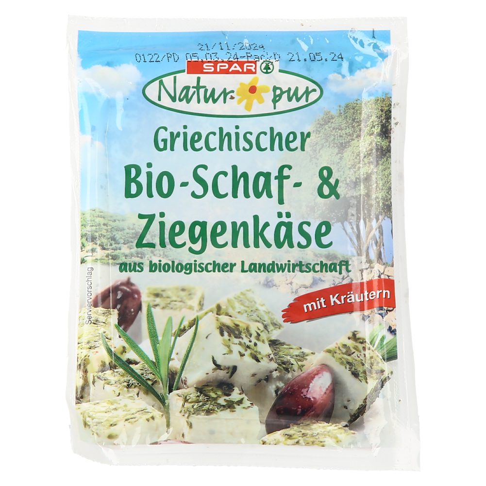 BIO FETA Z ZELIŠČI SPAR NATUR*PUR, 135G / | SPAR Online