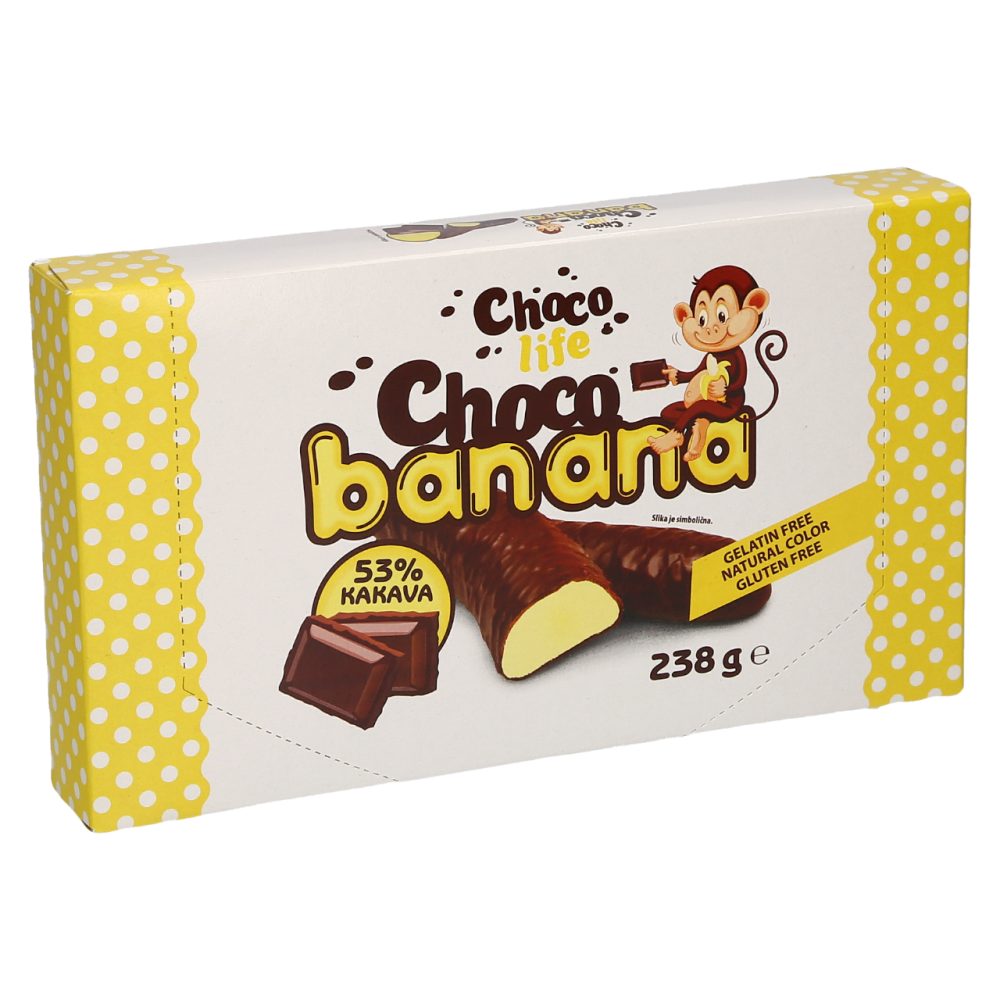 ČOKOLADNE BANANICE, CHOCO LIFE, 238G | SPAR Online