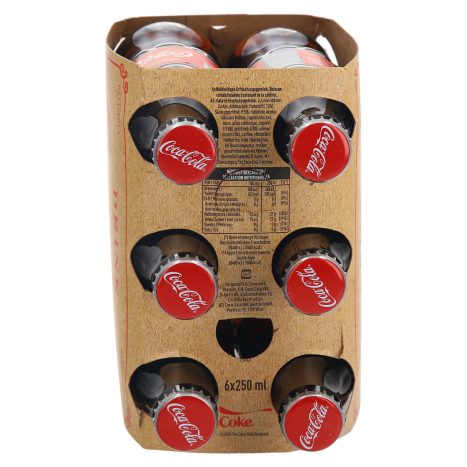 COCA-COLA, 6X0,25L, STEKLENICA