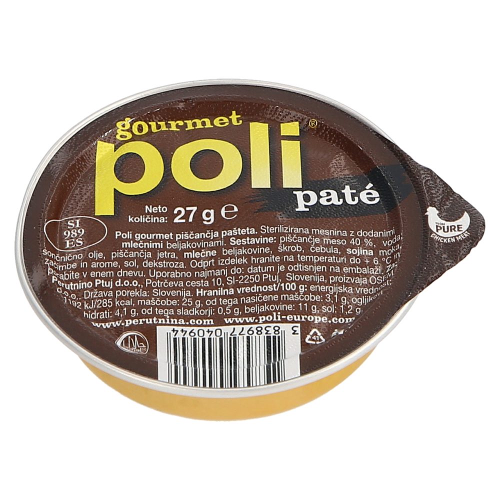 PAŠTETA GOURMET, POLI PATÉ, 27G | SPAR Online