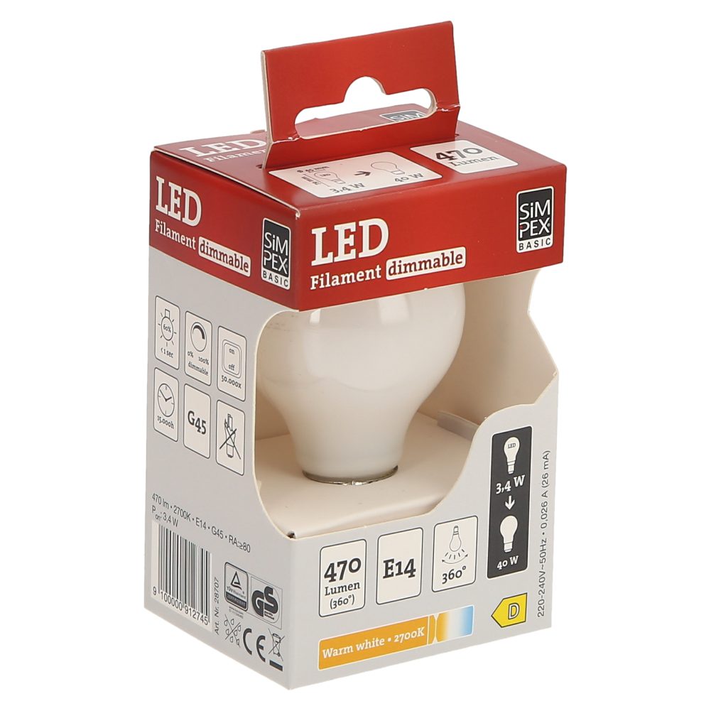 SIJALKA LED E14 470LM, SIMPEX | SPAR Online