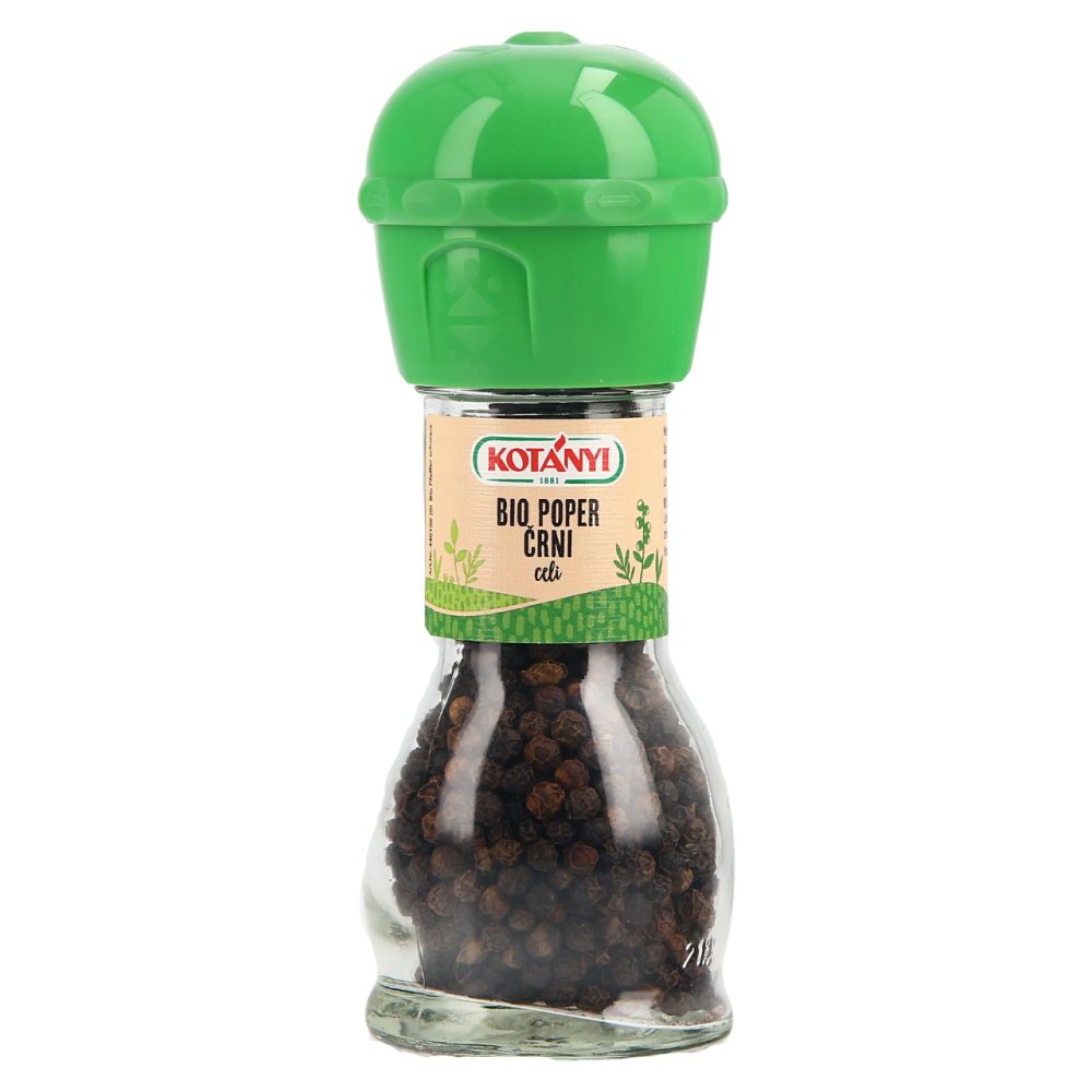 BIO POPER ČRNI, KOTÁNYI, MLINČEK, 45G Skrbno izbran ekološko pridelan ...